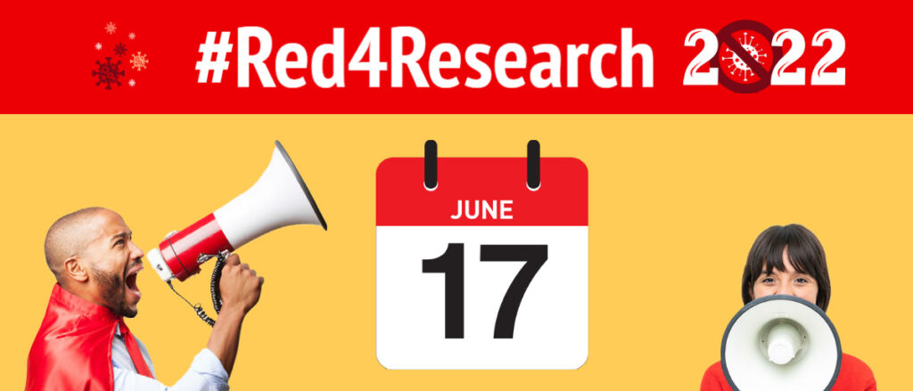 NHS Forth Valley – Iconic landmarks are seeing red for #Red4Research Day